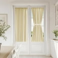 GUAJDE-French Door Curtains - Front Door Curtain Panel for Glass Window ...