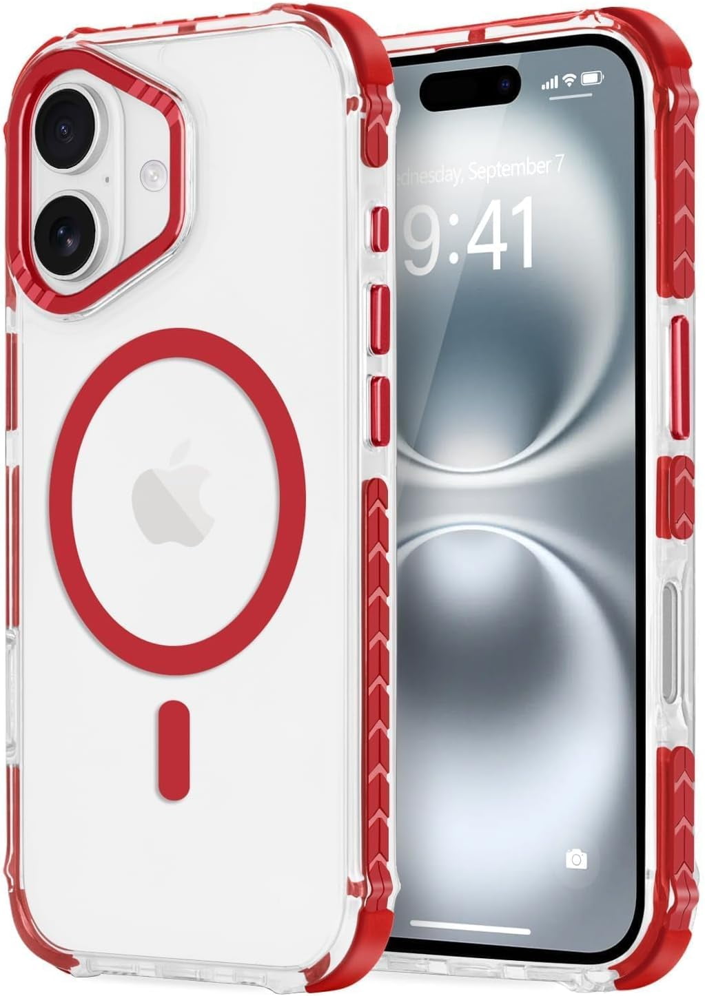 GUAJDE-Magnetic for iPhone 16 Case, Compatible with Magsafe, Bumper ...