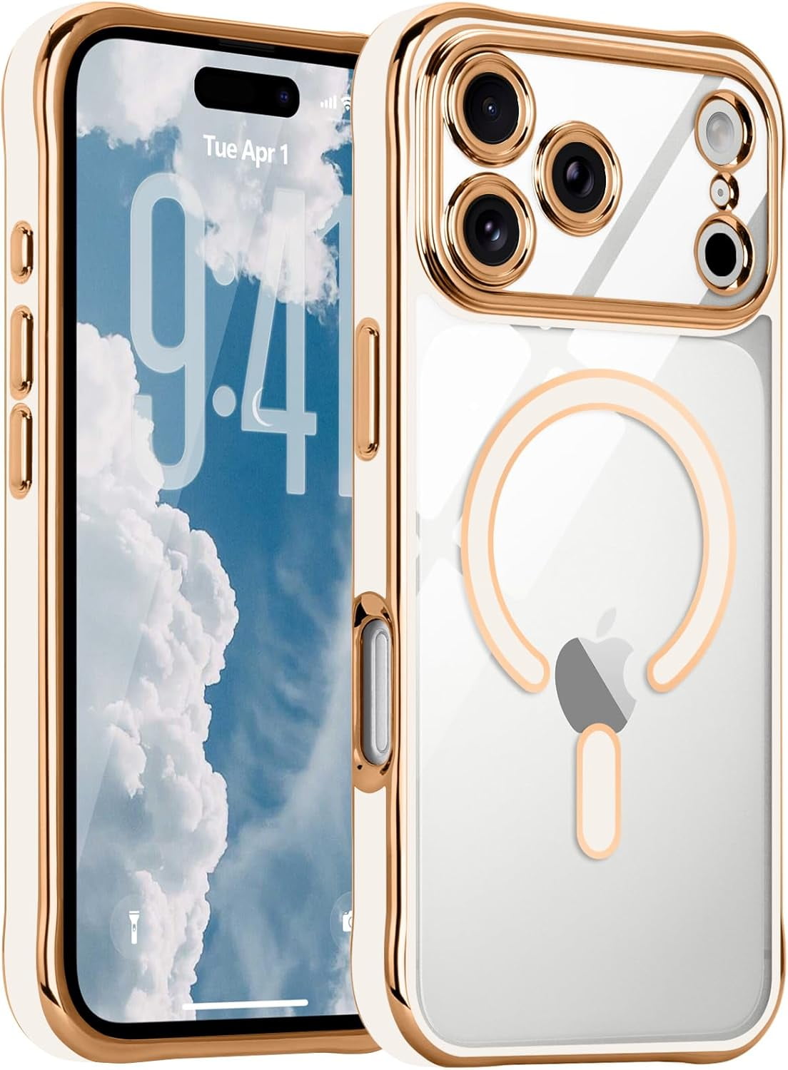 GUAJDE-Magnetic for iPhone 17 Pro Max Case [Compatible with MagSafe ...