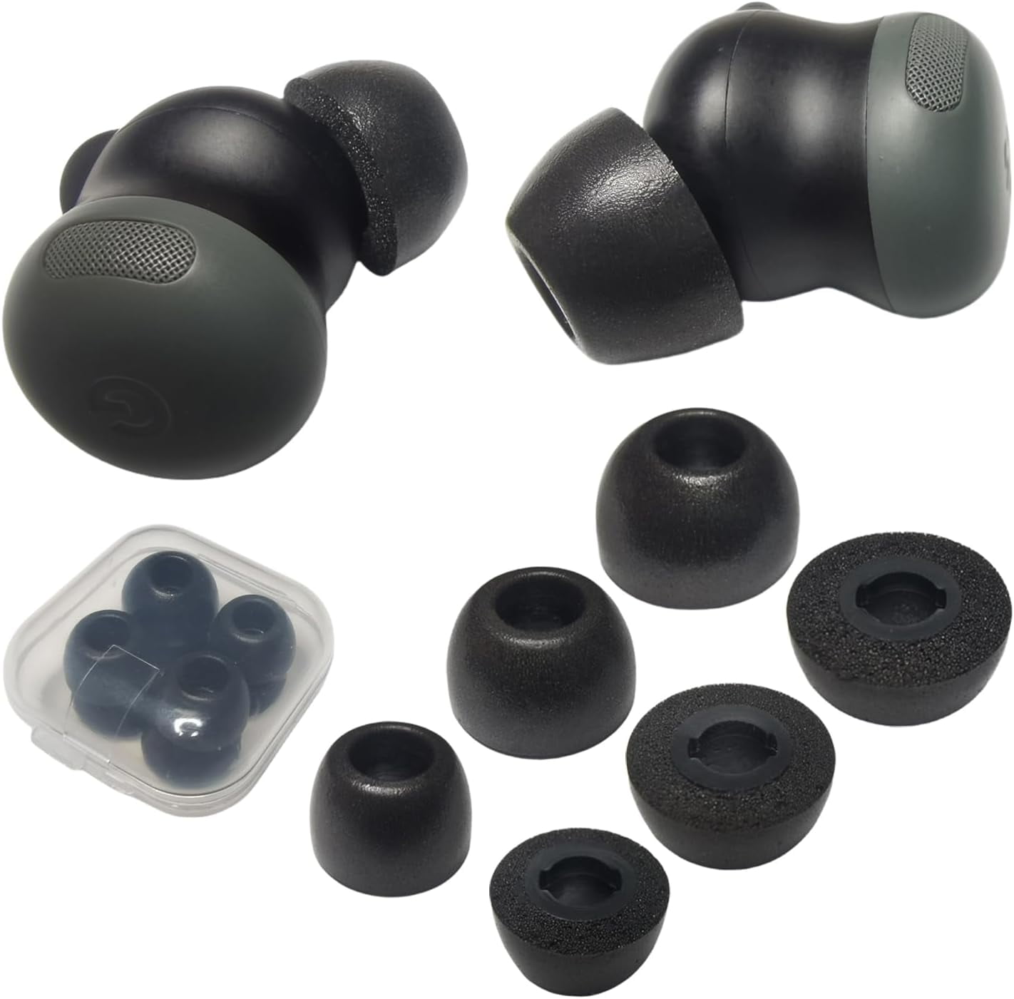 GUAJDE-Memory Foam Ear Tips for Google Pixel Buds Pro2 \u2013 (S/M/L) 3 ...