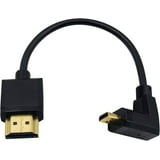 GUAJDE-Micro HDMI to HDMI Adapter Cable - Extreme Thin Down Angled 6 ...