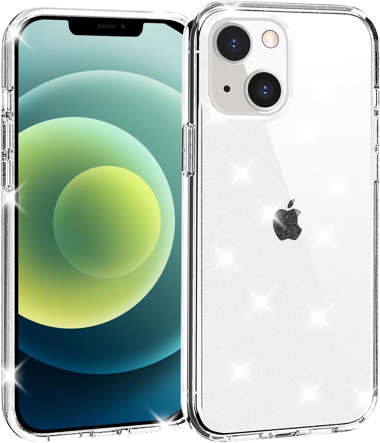 GUAJDE-Phone Case Compatible with iPhone 12 & iPhone 12 Pro, Glitter ...