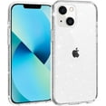 GUAJDE-Phone Case Compatible with iPhone 13 Mini, Glitter Case Clear ...