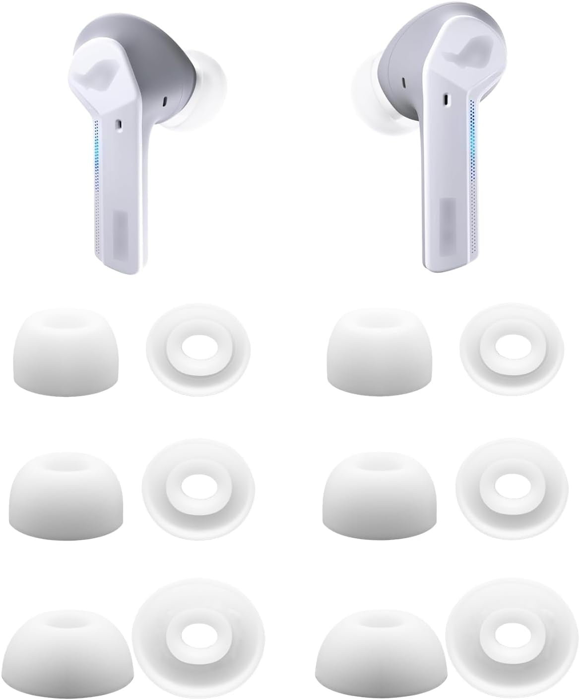 GUAJDE-Silicone Eartips Replacement for ASUS ROG Cetra True Wireless ...