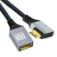 GUAJDE-Type-C Mini HDMI 2.1 8K Left Angled 90 Degree to HDMI Female ...