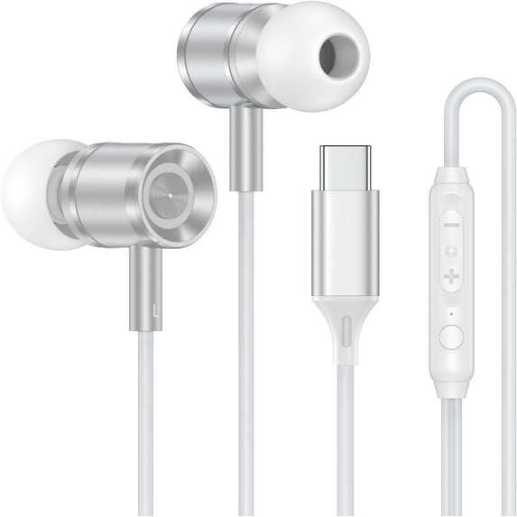 GUAJDE-USB C Ear Buds Wired Earbuds Headphones for Google Pixel 10 9 ...