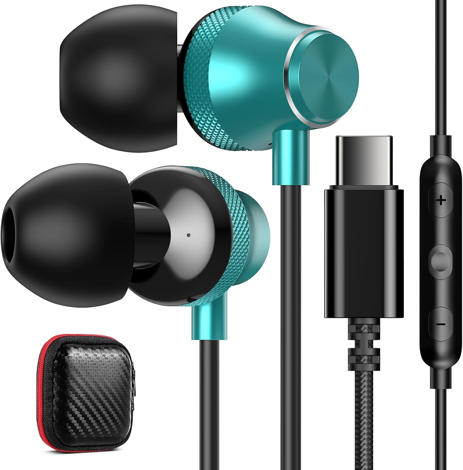 GUAJDE-USB C Earbuds for Google Pixel 10 9 8 8A 7 7A 6A 6 for Apple ...