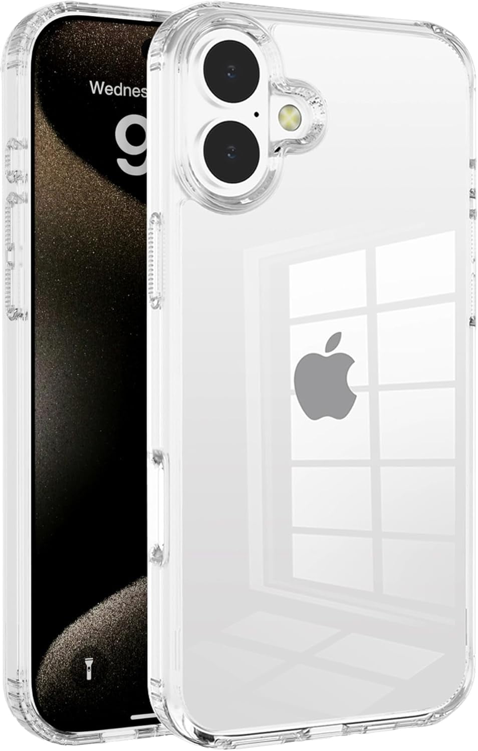 GUAJDE-Ultra-Clear Hybrid Case Shockproof & Anti-Yellowing Phone Case ...