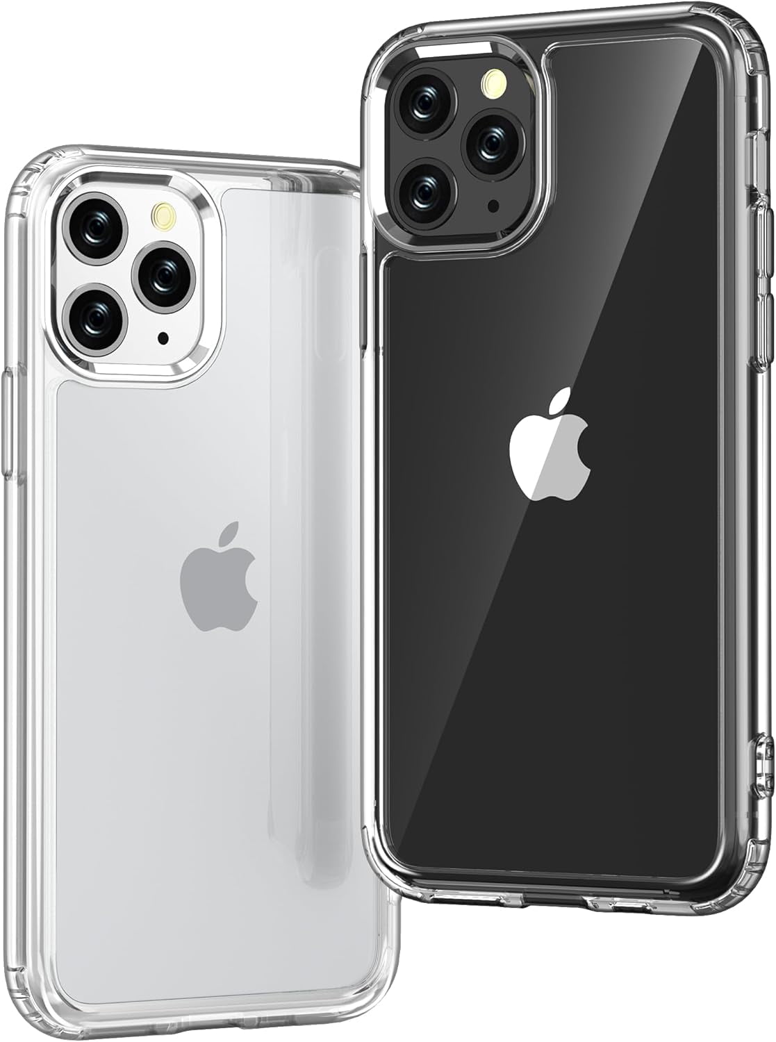 GUAJDE-for iPhone 11 Pro Slim Case Clear, [PC + TPU Hybrid][Compatible ...