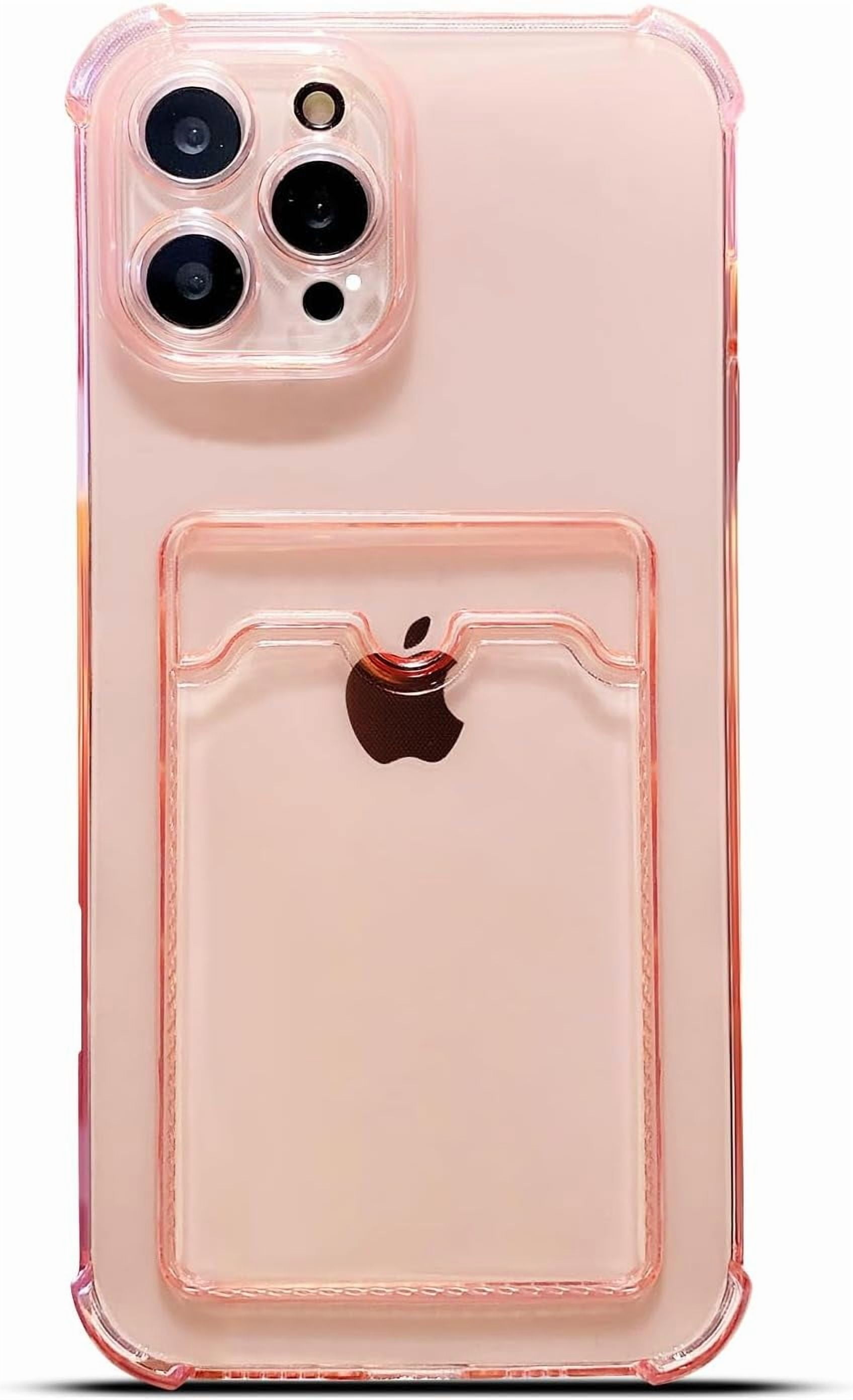 GUAJDE-for iPhone 16 Pro Max Case,Clear Protective Card Slot Case,Slim ...