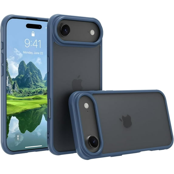 GUAJDE-for iPhone 17 air Case Translucent Matte Phone Cover, [10 FT ...