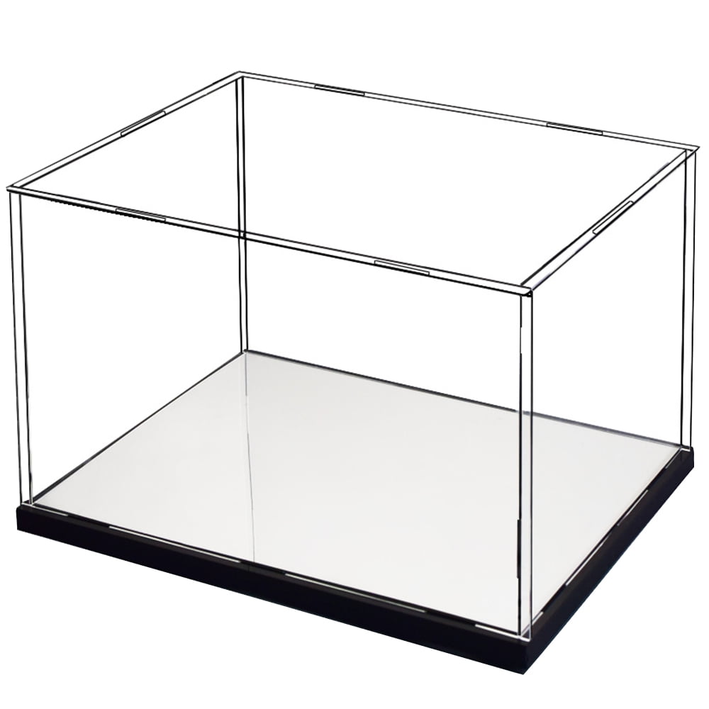 GUANGCAIJIA Display Case for Collectibles Assemble Clear Acrylic Box ...