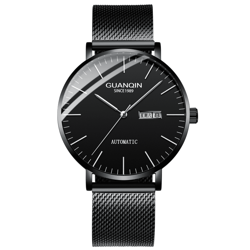 GUANQIN Men Analog Fashion Simpale Design Japan Miyoda 8205 Movement ...