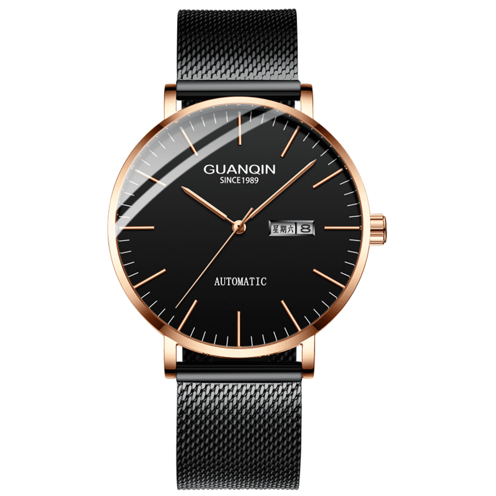 GUANQIN Men Analog Fashion Simpale Design Japan Miyoda 8205 Movement ...