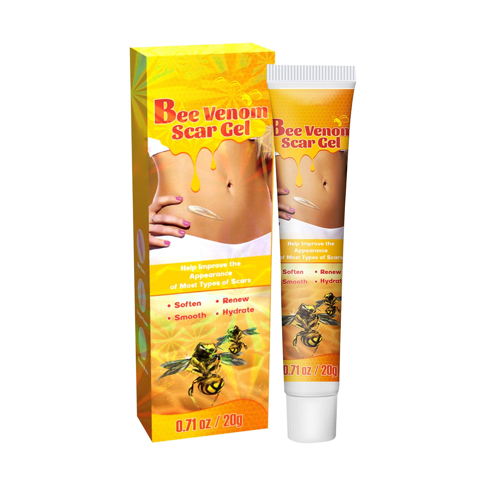 GUANSE Advanced Scar Gel, Inhibition Skin Care Balm Suitable For, Burns ...