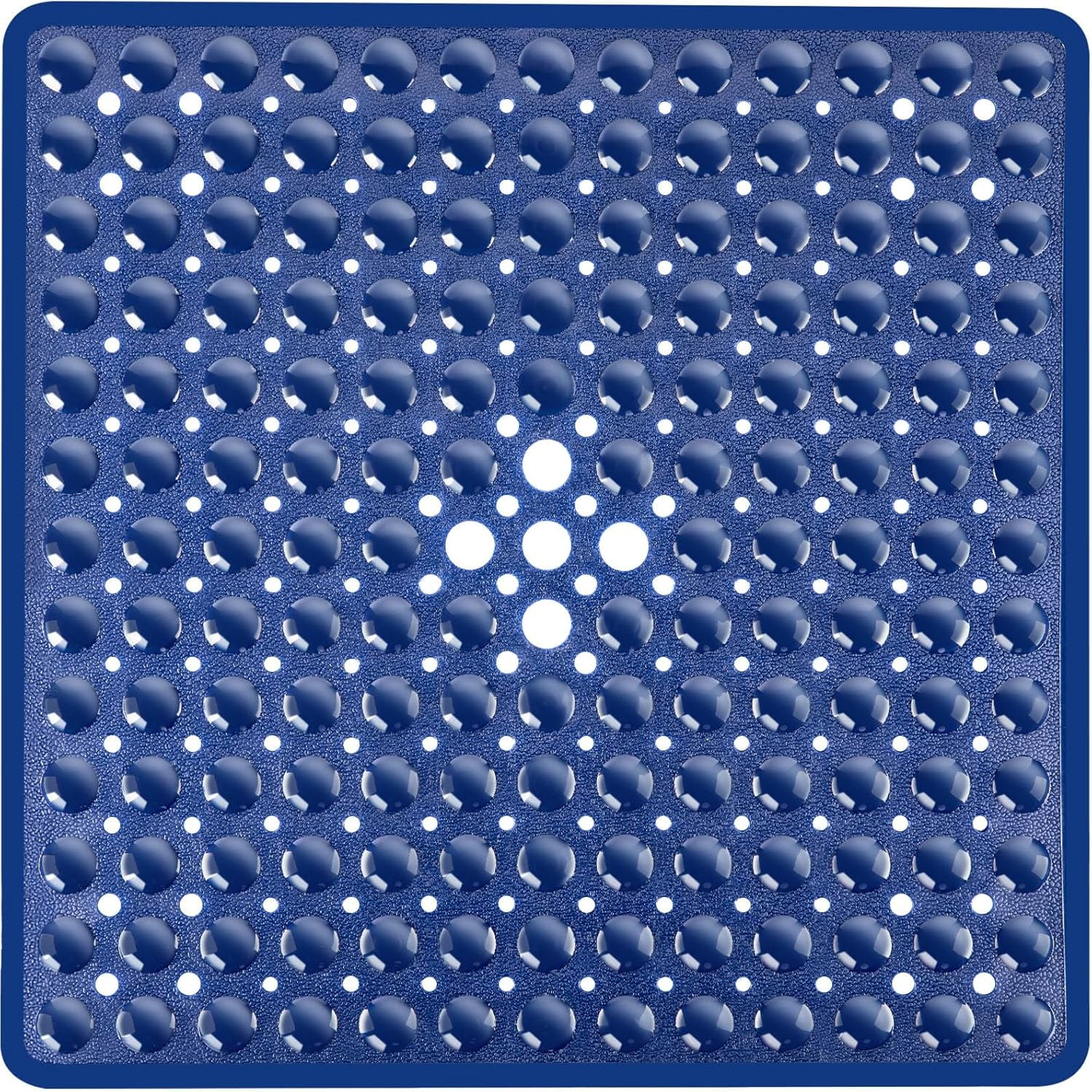 GUCADS-Square Shower Bathtub Mat Non Slip for Inside Shower Navy Blue ...