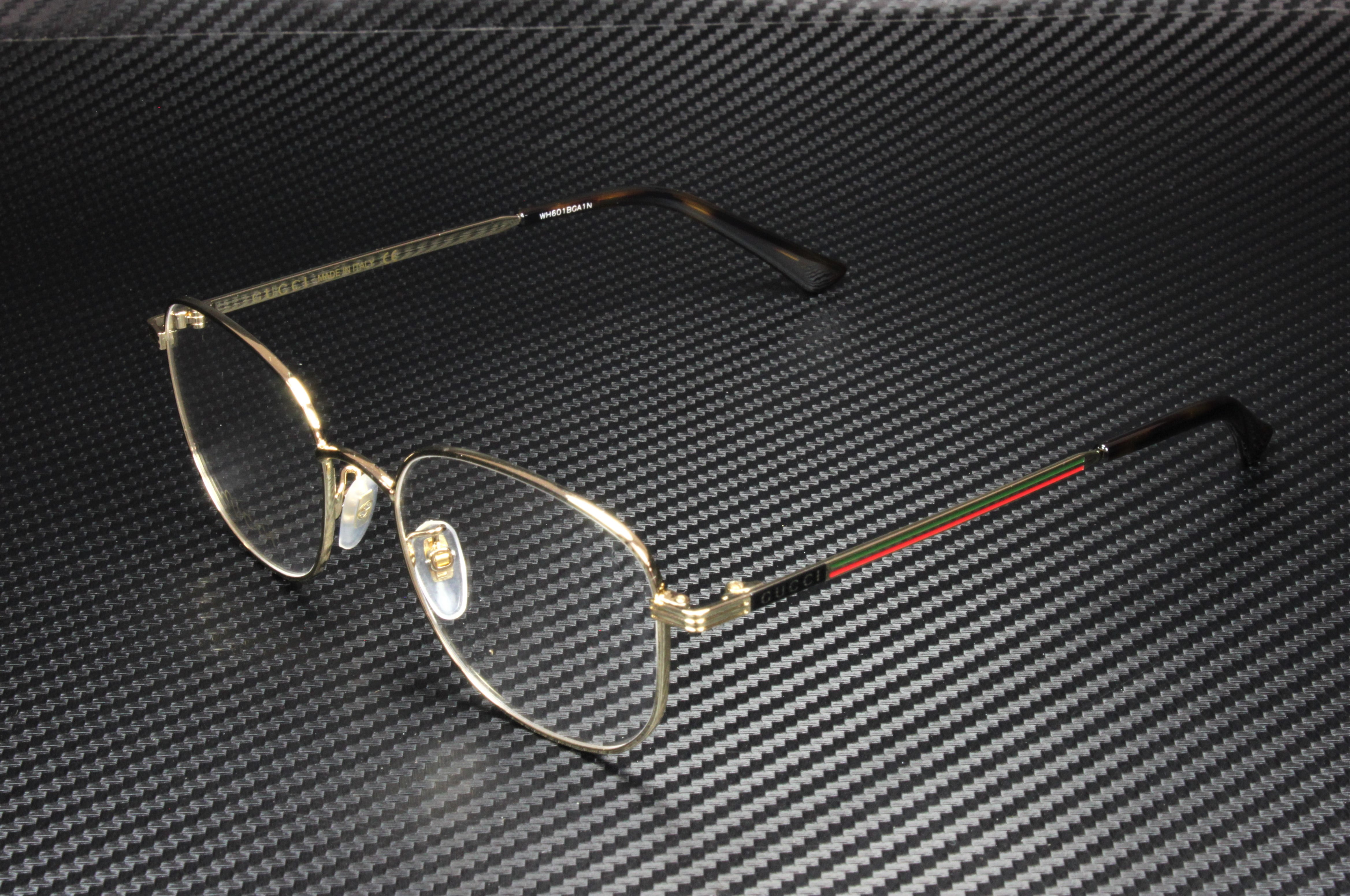 GUCCI GG0838OK 002 Round Oval Panthos Gold Havana 52 mm Men's ...