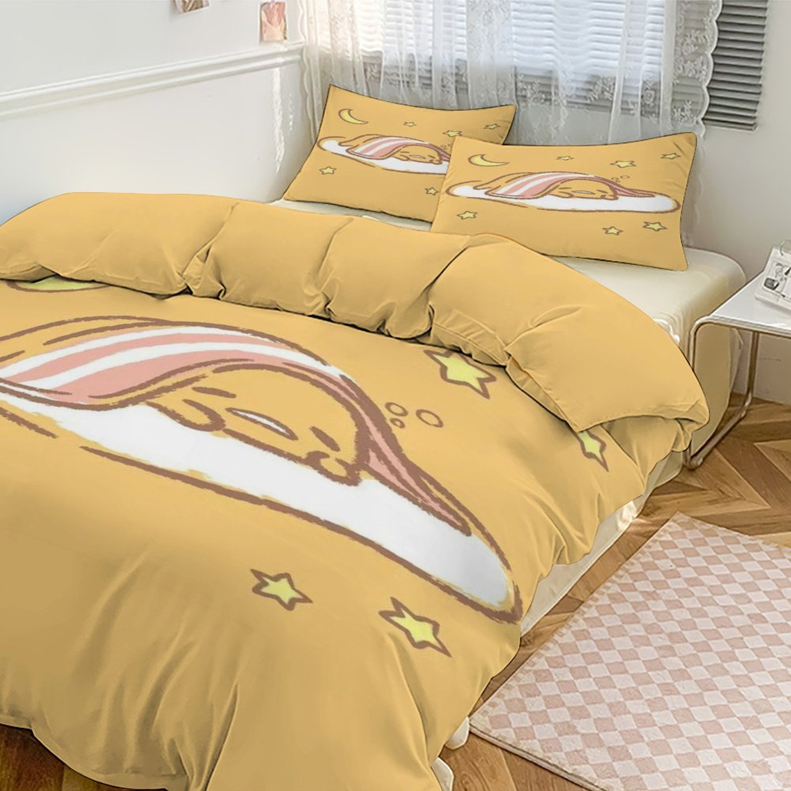GUDETA-MA Bedding Set Anime Three-piece for Boys Girls Teens Full ...