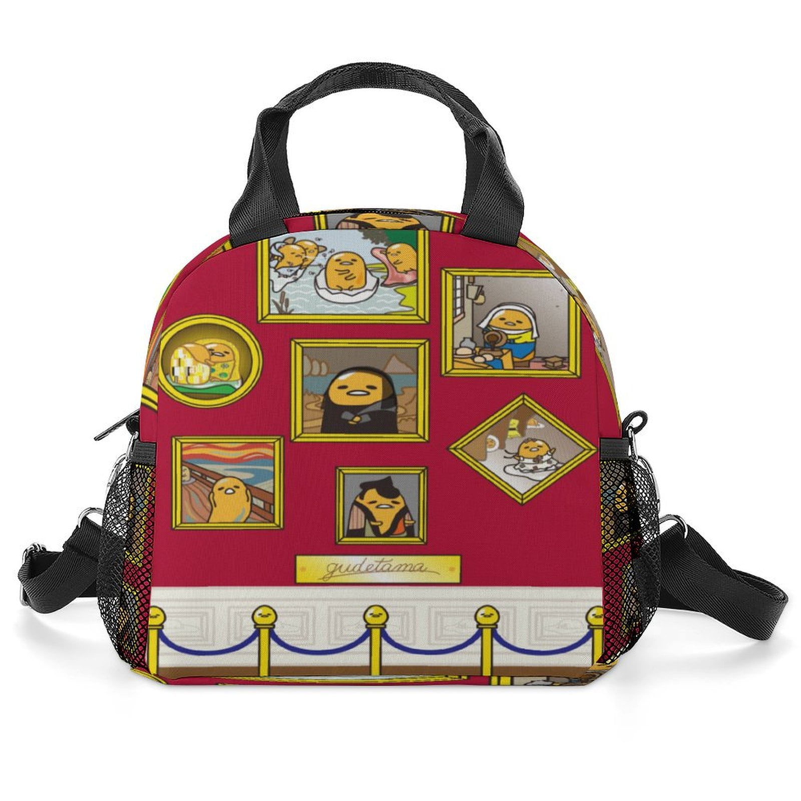 GUDETAMA Lunch Bag Insulated Crossbody Anime for Work Picnic Travel ...