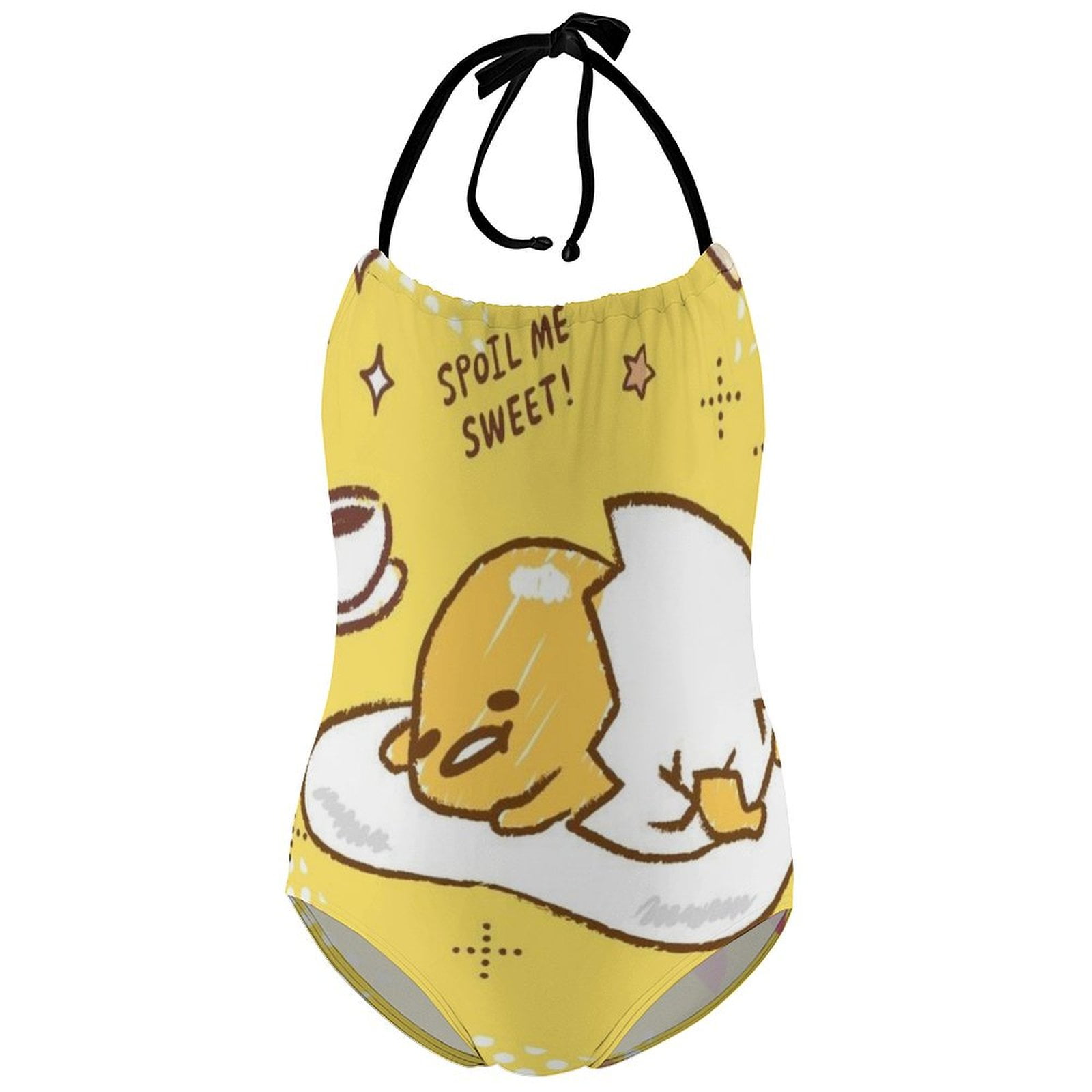 GUDETAMA Swimsuit Anime Cute for Girls Gift 11-13Y（160cm） GUDETAMA ...
