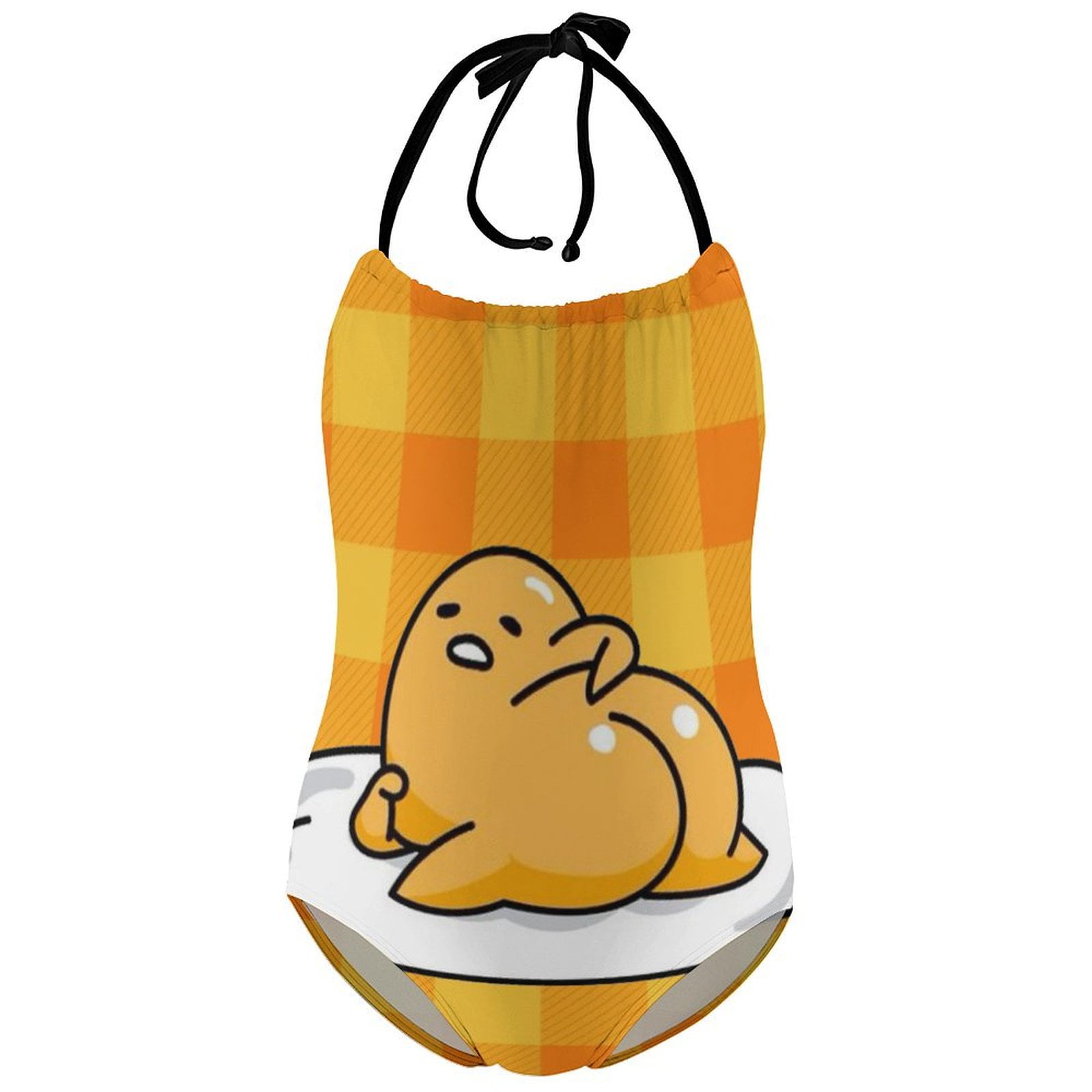 GUDETAMA Swimsuit Anime Cute for Girls Gift 7-9Y（120cm） GUDETAMA Merch ...