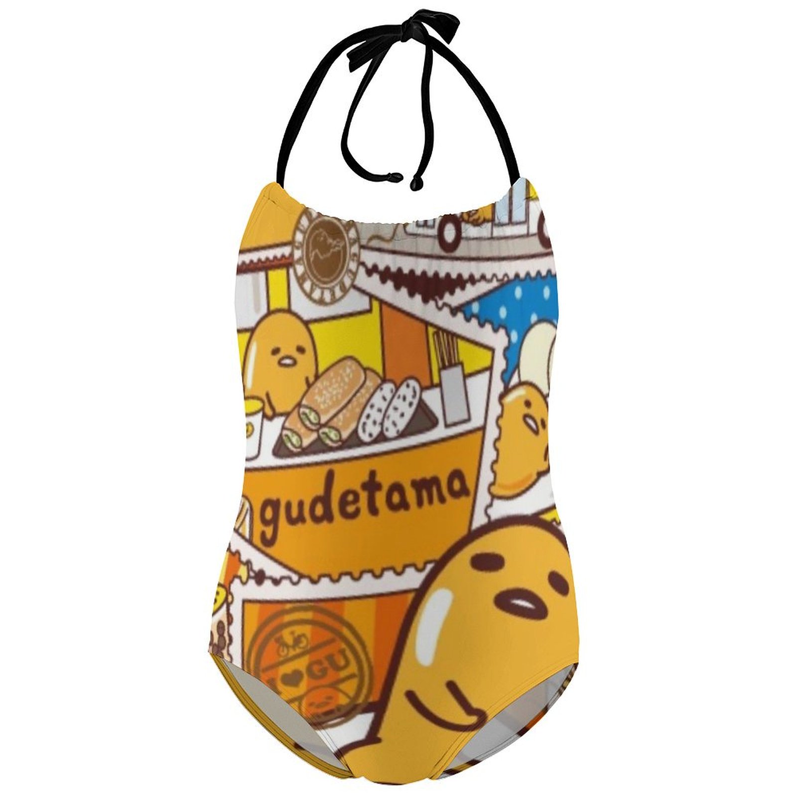 GUDETAMA Swimsuit Anime Cute for Girls Gift 7-9Y（120cm） GUDETAMA Merch ...