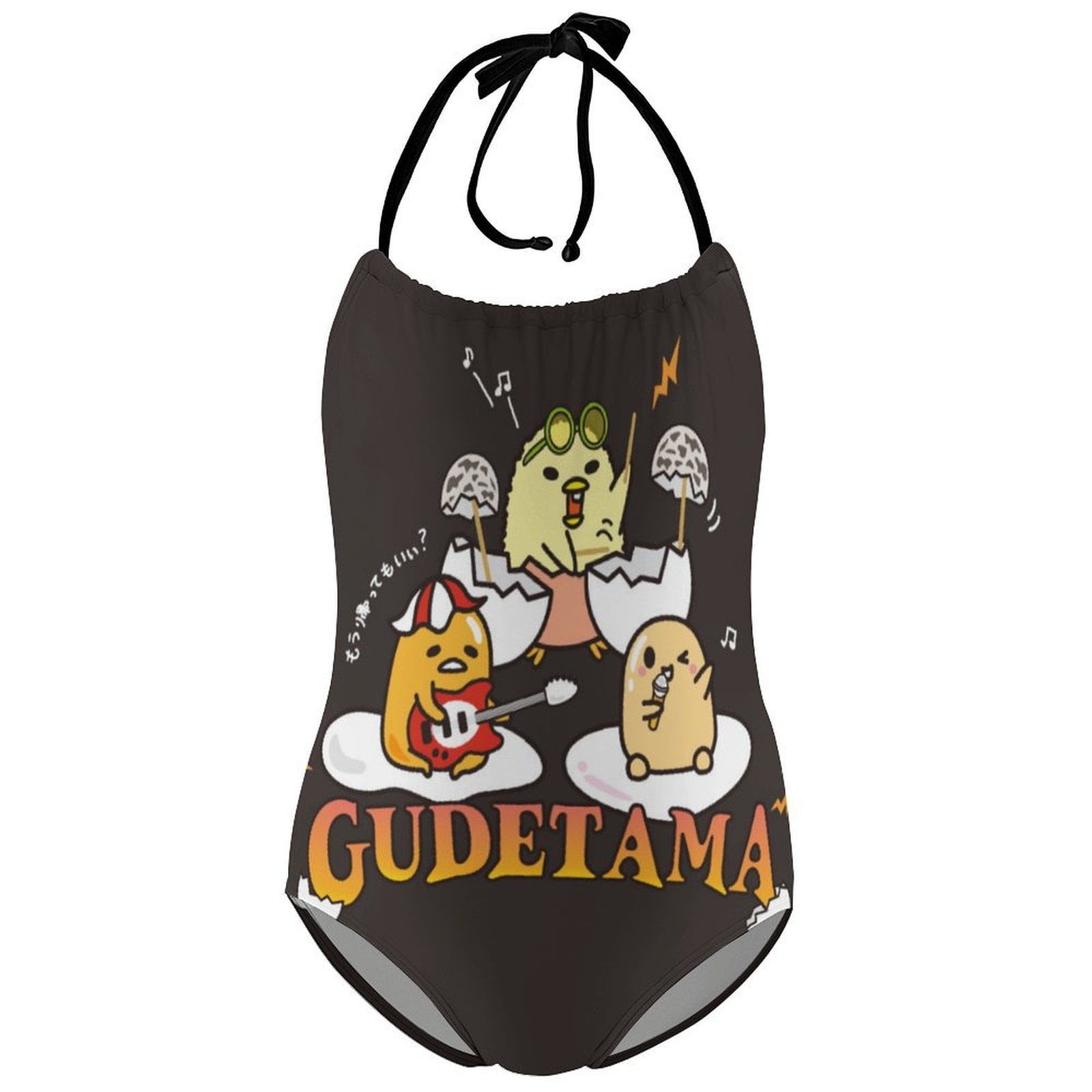 GUDETAMA Swimsuit Anime Cute for Girls Gift 7-9Y（120cm） GUDETAMA Merch ...