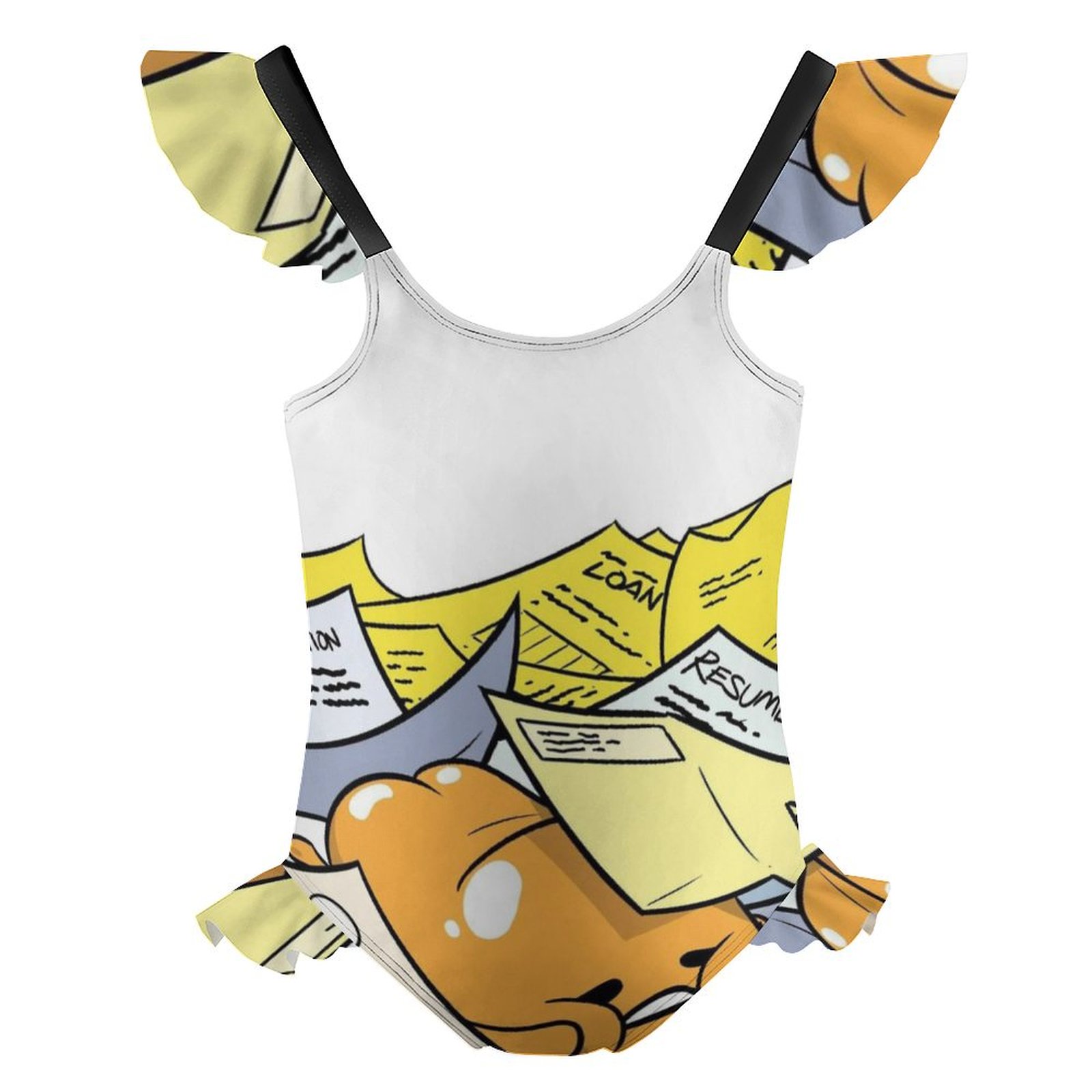 GUDETAMA Swimsuit Anime Cute for Girls Gift 8-10Y（130cm） GUDETAMA Merch ...