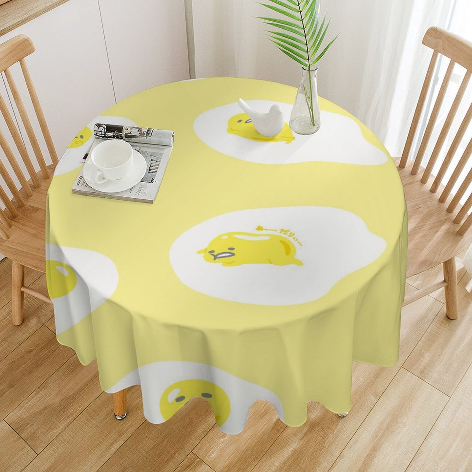 GUDETAMA Tablecloth Anime for Dining Table Picnic Gift 50x50in GUDETAMA ...
