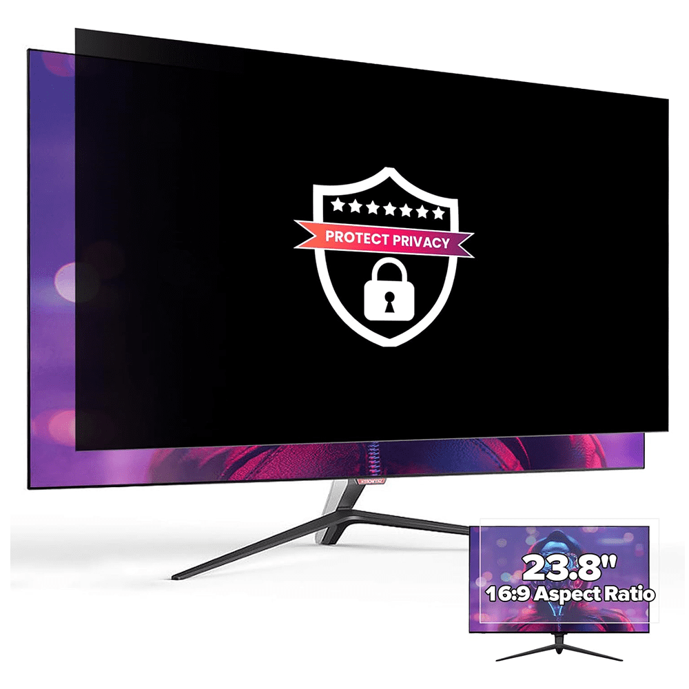 GUDTEKE Computer Privacy Screen 23.8 inch, Upgraded Monitor Privacy ...
