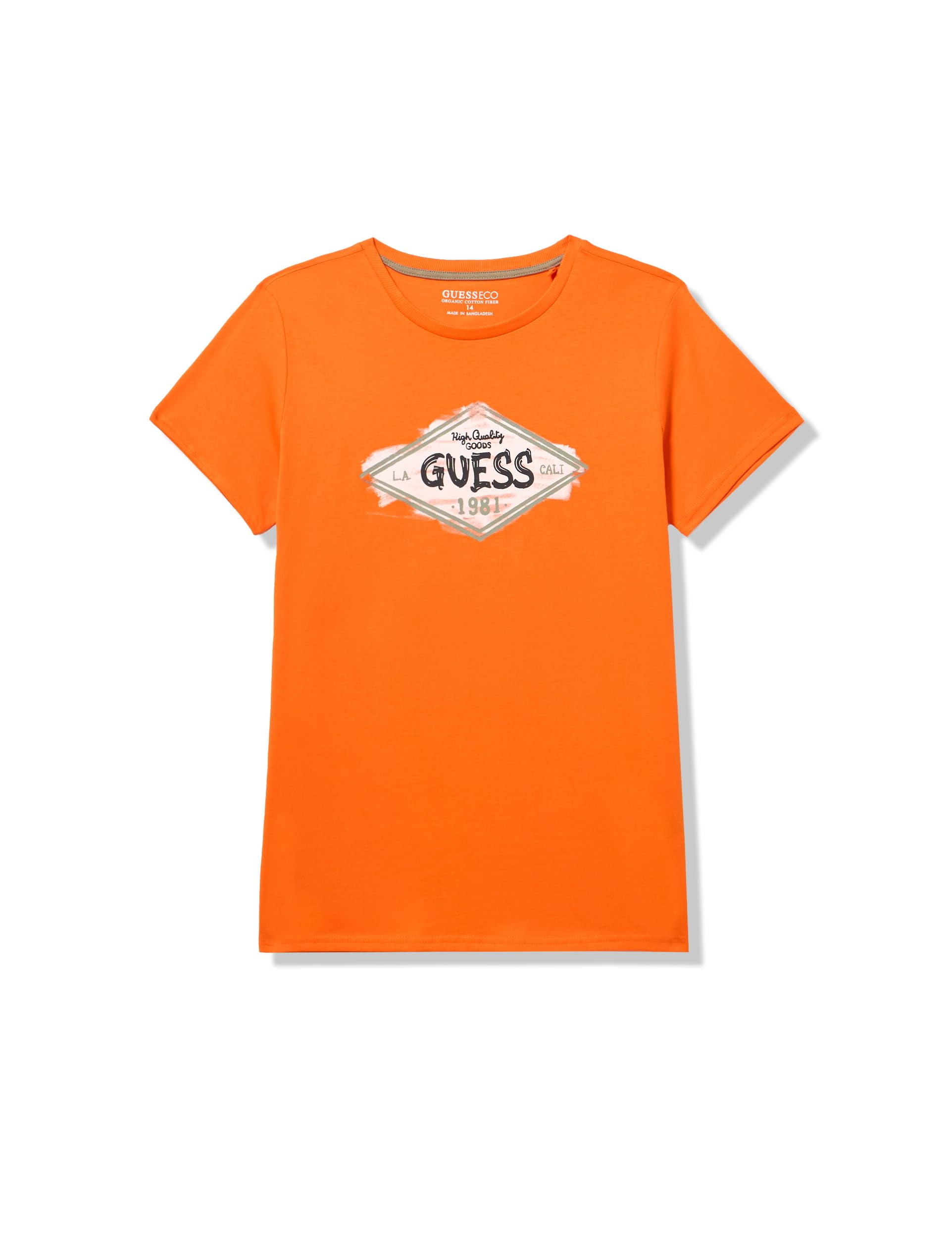 GUESS Boys' Regular, Chaotic Orange, 14 Years - Walmart.com