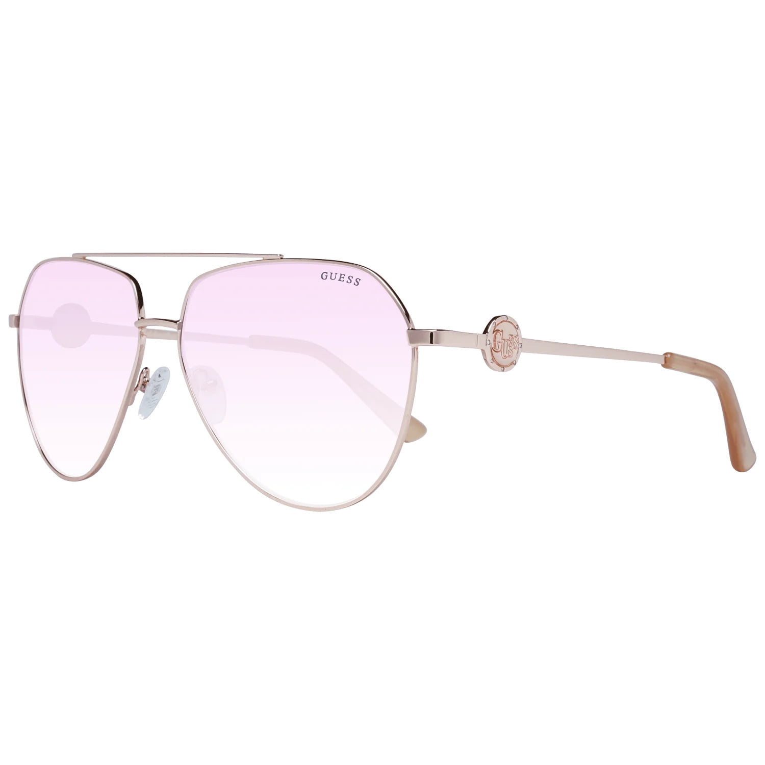 GUESS GF6140-28T-62 Sunglasses Size 62mm 140mm 20mm Rosegold - Walmart.com