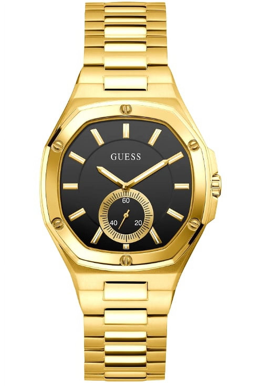 GUESS GOLD TONE CASE GOLD TONE STAINLESS STEEL WATCH GW0310L2 - Walmart.com