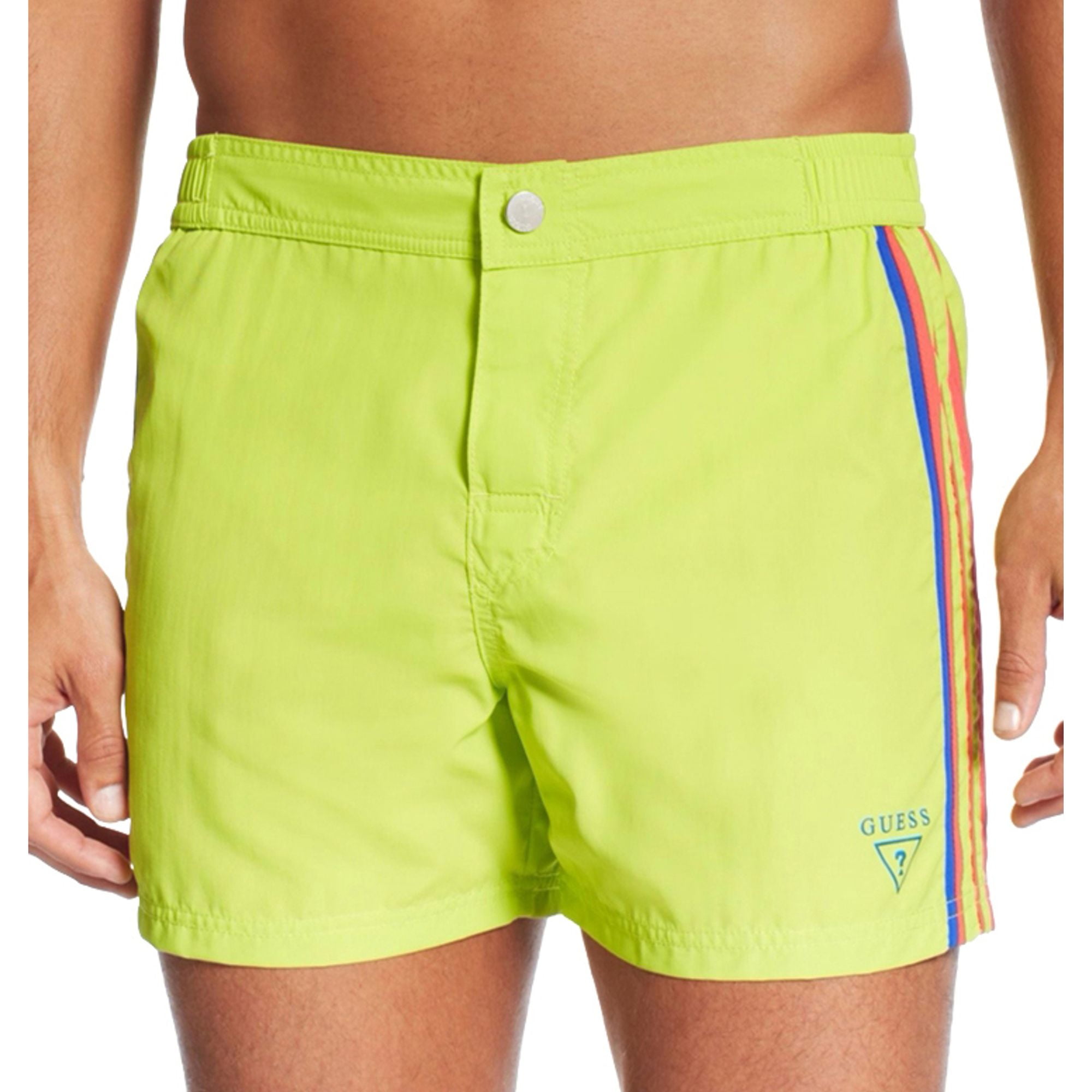 GUESS Mens Retro Swim Bottom Board Shorts, Green, XX-Large - Walmart ...