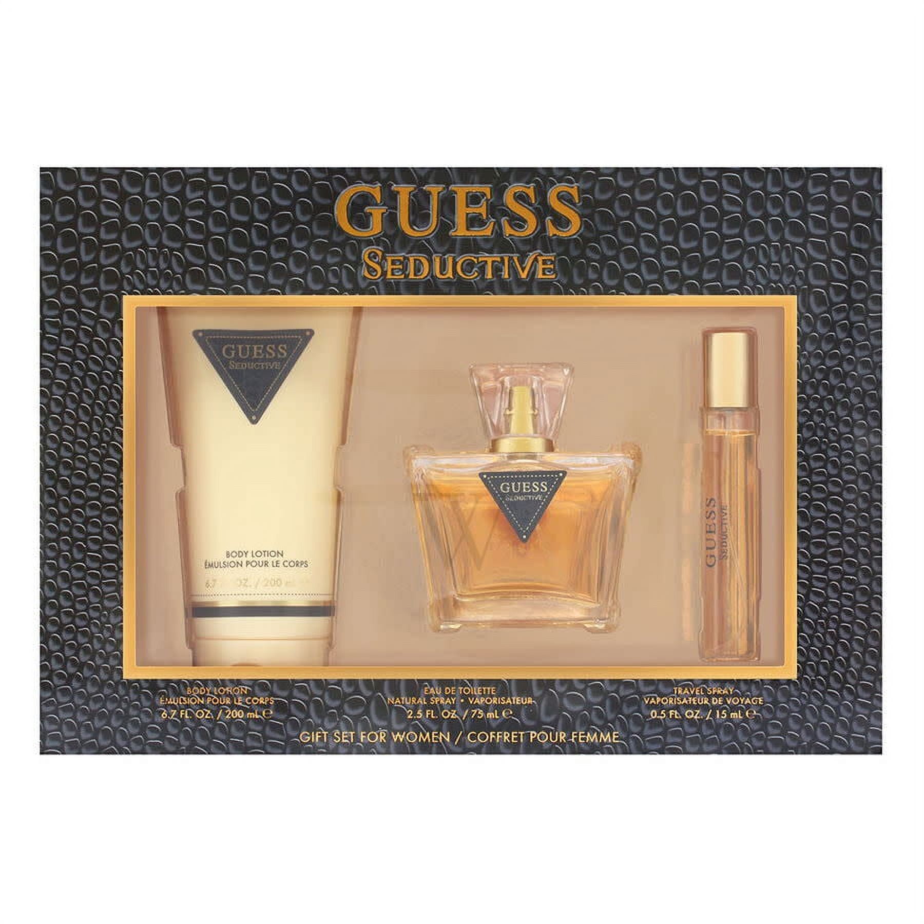 Guess Seductive Women's 3 Piece Set with EDT Spray, Travel Spray, Body ...