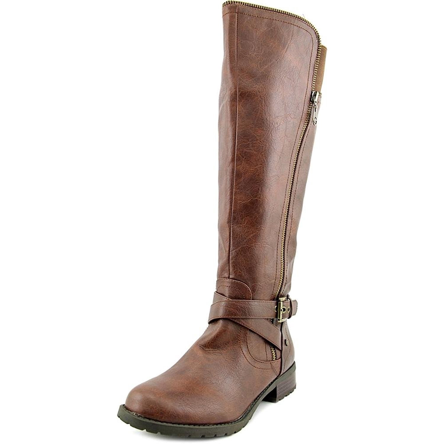 GUESS Womens Halsey Wide Calf Closed Toe Knee High Fashion Boots ...