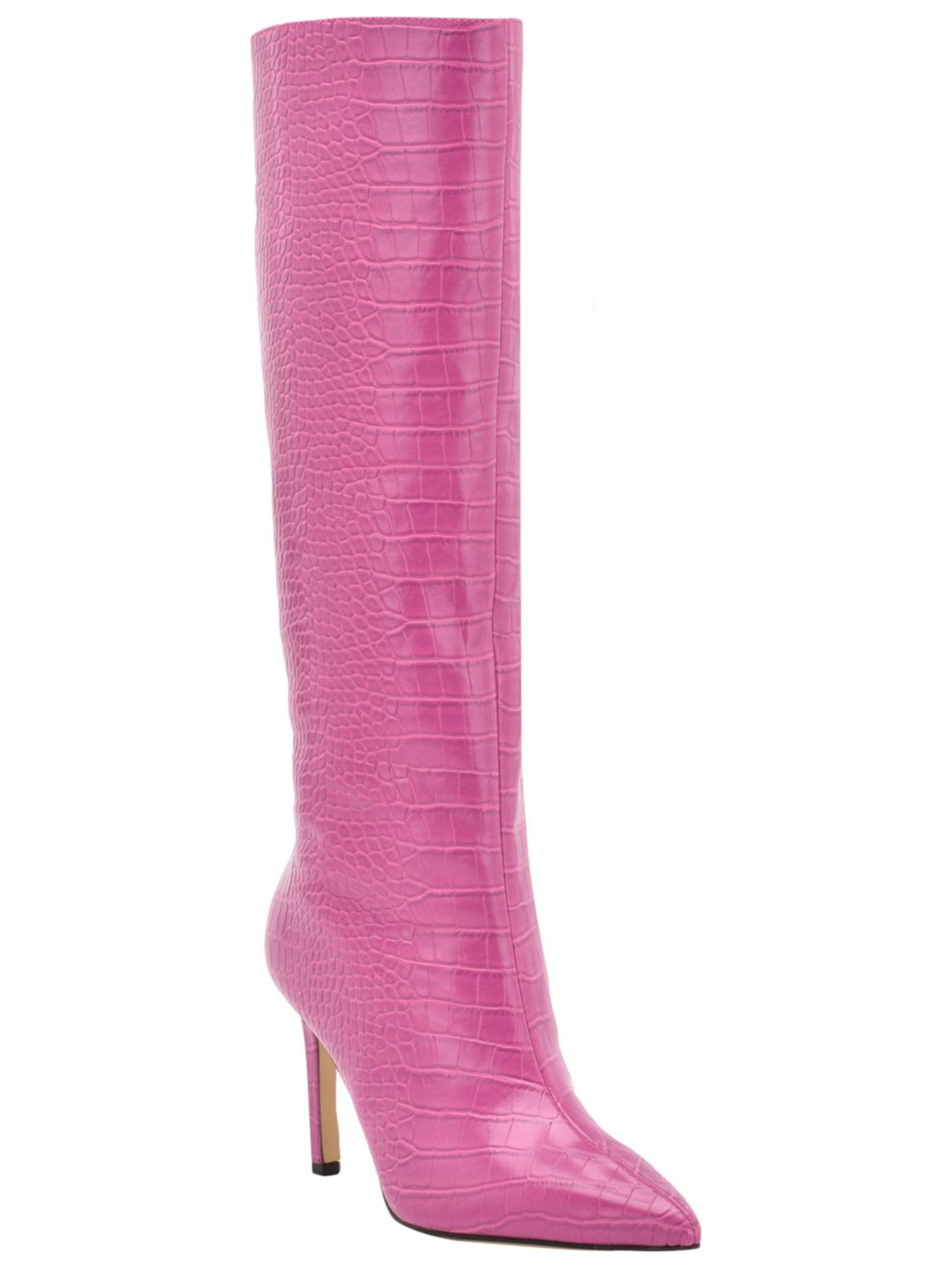 GUESS Womens Pink Animal Print Padded Dayton Pointy Toe Stiletto Dress ...