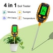 4-in-1 Digital Soil Tester Plant Temperature/Soil Moisture/PH Meter ...