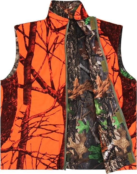 GUGULUZA Hunting Heated Vest, Camouflage Electric Safety Vest ...