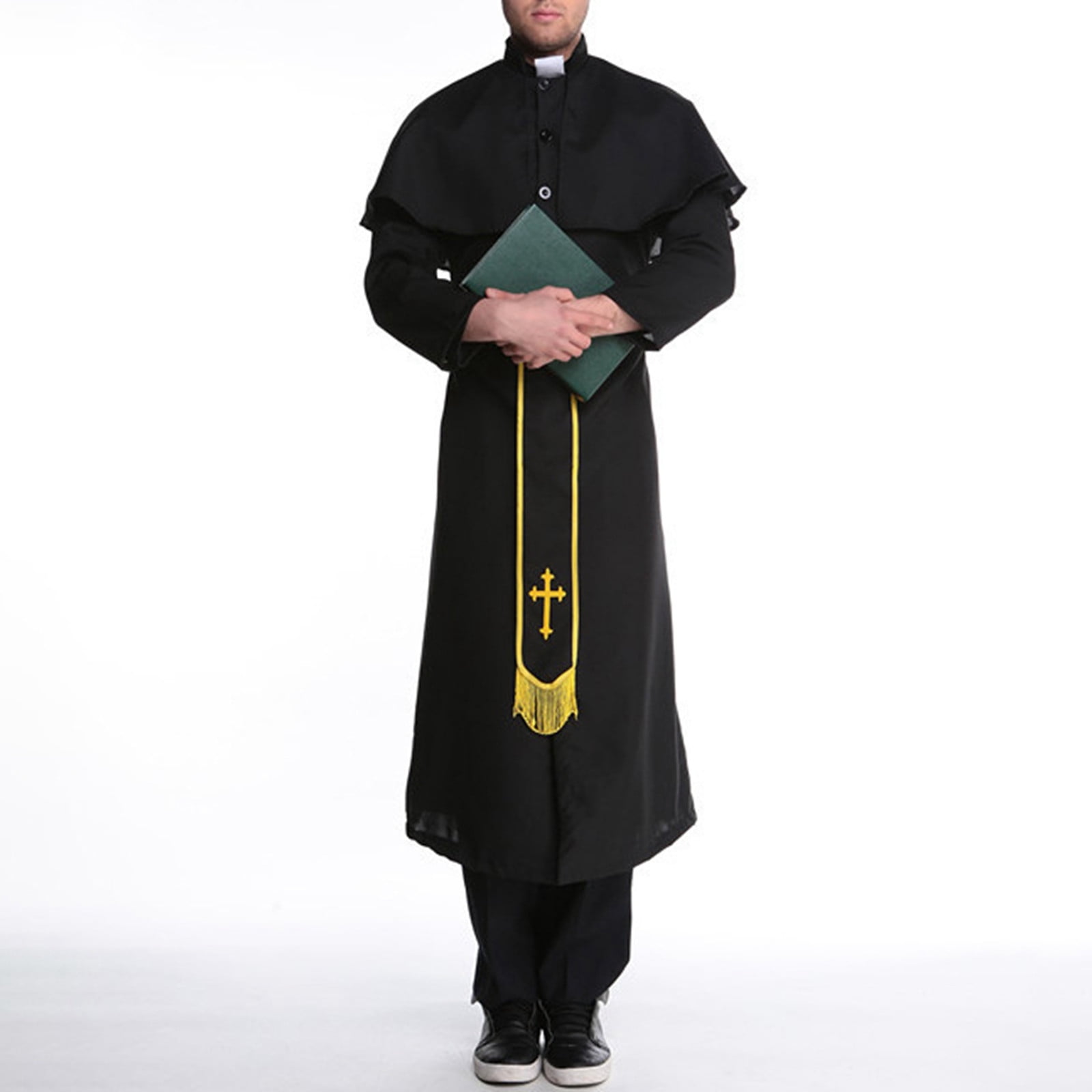 GUGUbb Gothic Masquerade Dresses Holy Priest Robe For Men & Mary Outfit ...