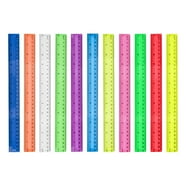Pacific Arc Stainless Steel Ruler with Inch and Metric(mm), Non Skid ...