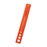 GUIGUI Flexible Ruler, 12 Inch Rubber Plastic Ruler, Transparent ...