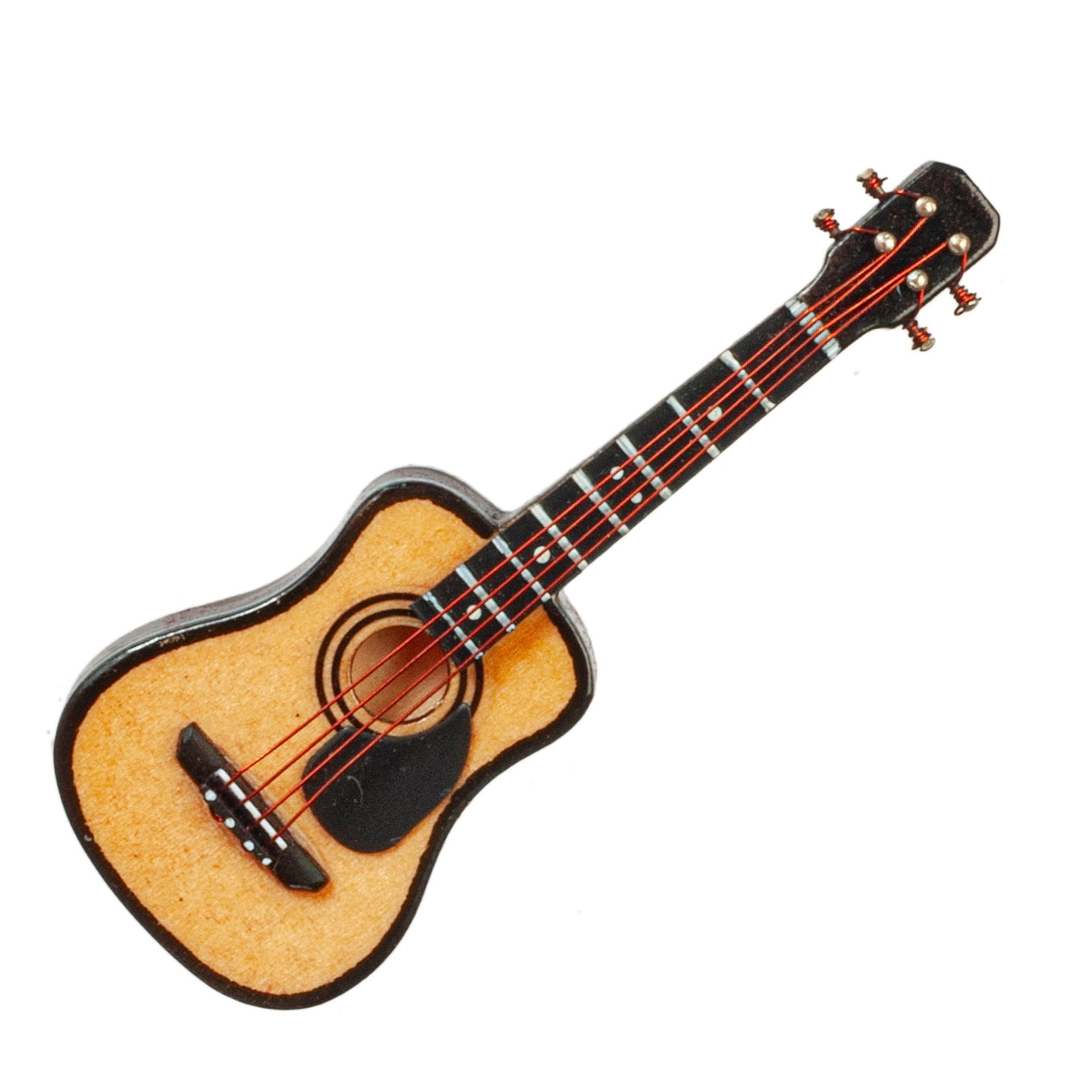 GUITAR W/CASE/3.15in Miniature Scale - Walmart.com