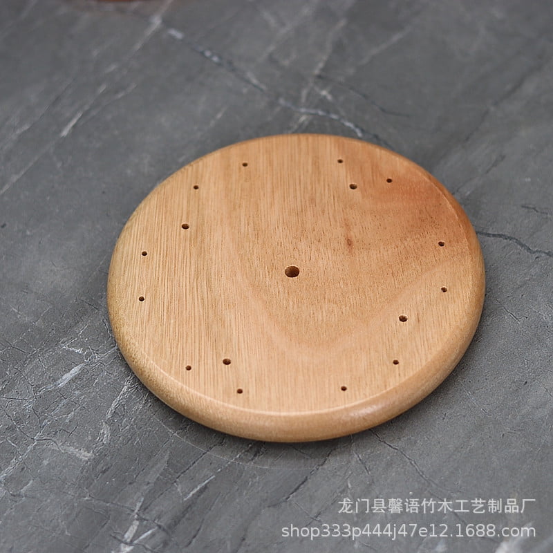 GUIYONG 1 Set Diy Wind Chime Making Kit Wooden Round Top Wind Catcher ...