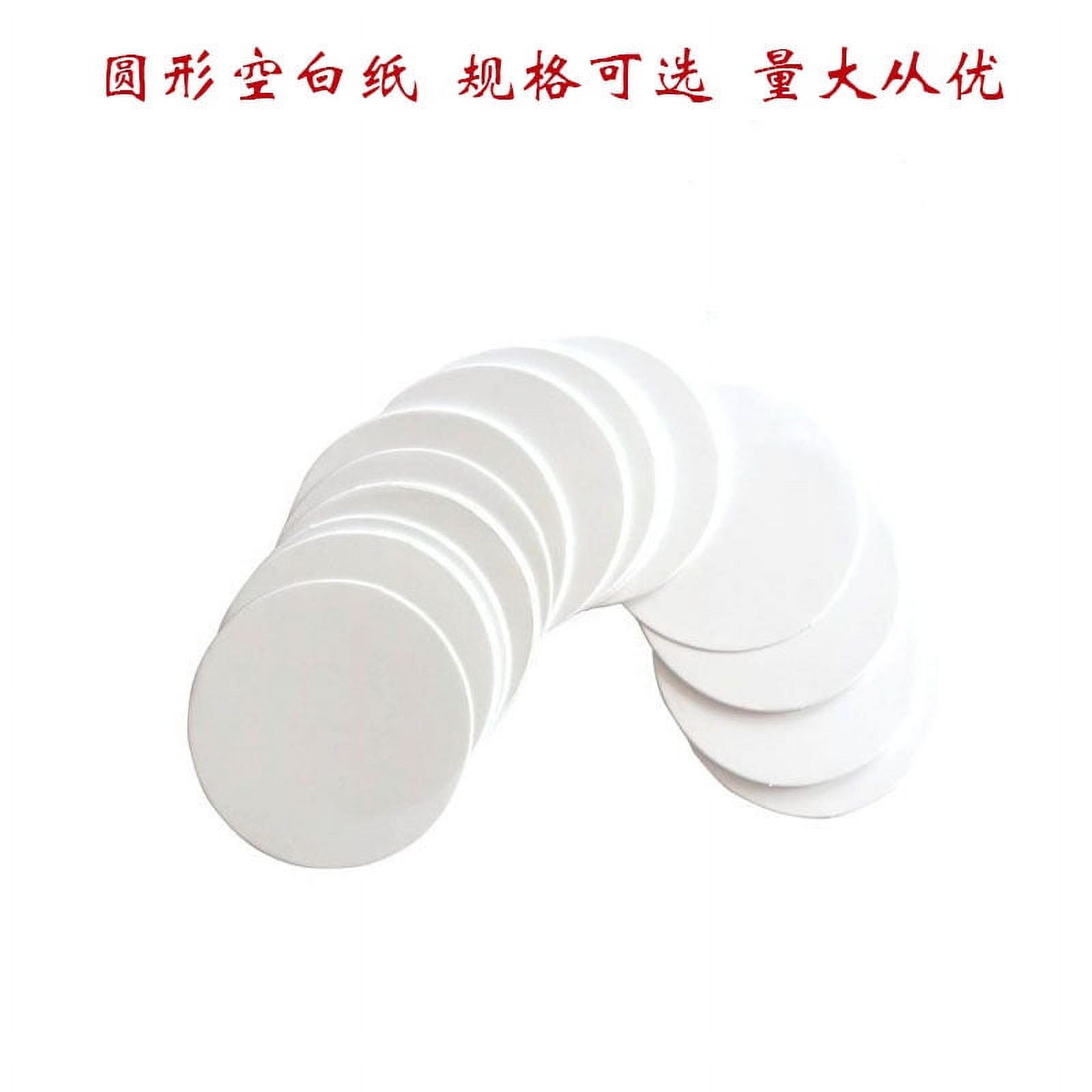 GUIYONG 100pcs Crafter Making Sheets Round Graffiti Papers Diy Blank ...