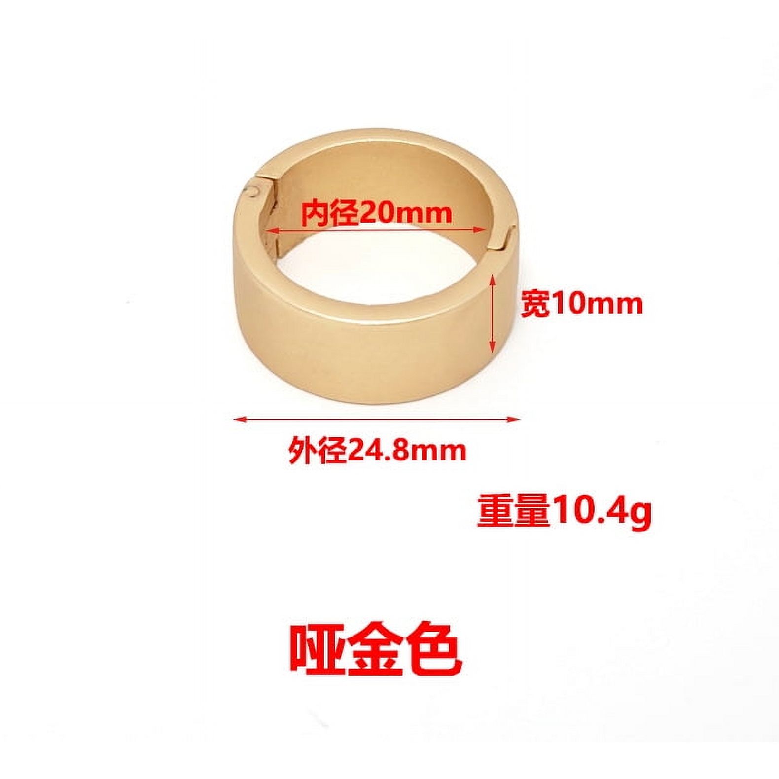 GUIYONG 10pcs Openable Binder Rings Zinc Alloy Binding Ring Clasps For ...