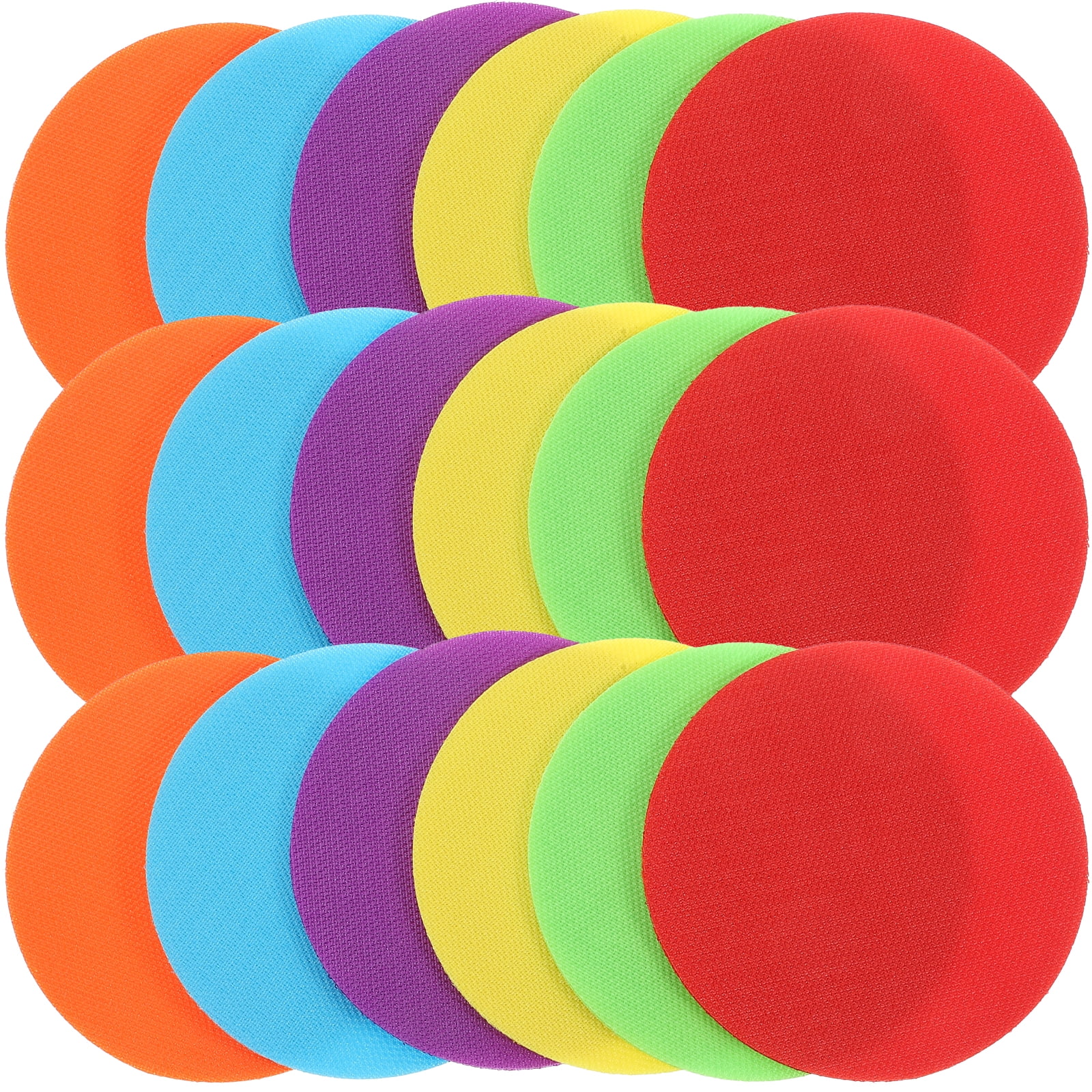 GUIYONG 24pcs Round Carpet Spots for Classroom Hook and Loop Markers ...