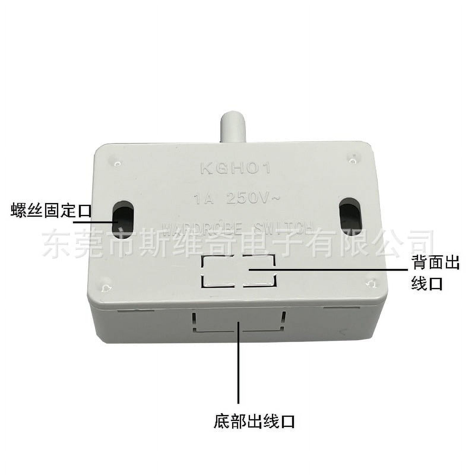 GUIYONG 2PCS Mechanical Cabinet Door Switch for LED Lights Wardrobes ...