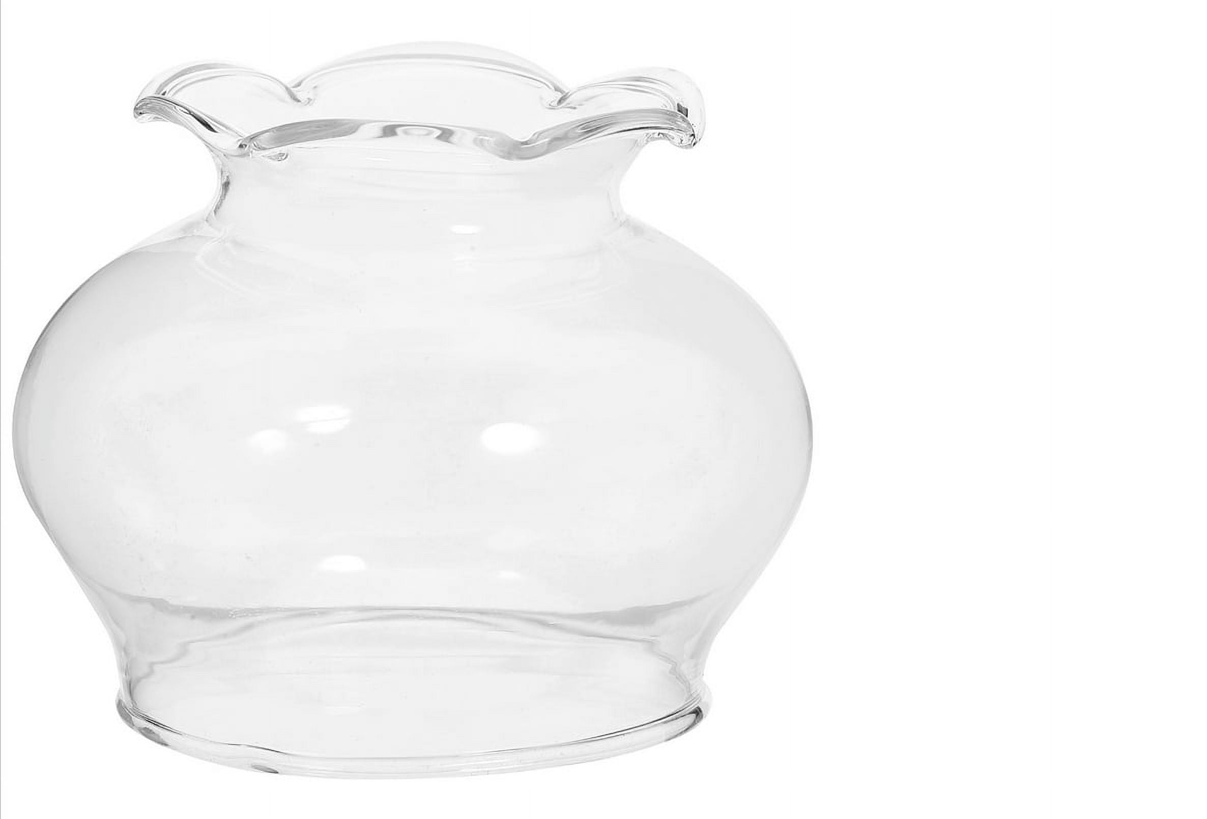 GUIYONG 2pcs Clear Oil Lamp Glass Chimney Kerosene Lamp Covers ...