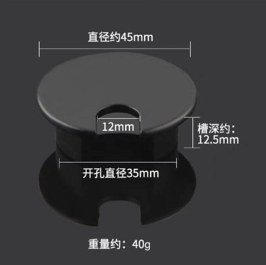 GUIYONG 2pcs Desk Grommet Wire Organizer Round Cable Hole Covers for ...